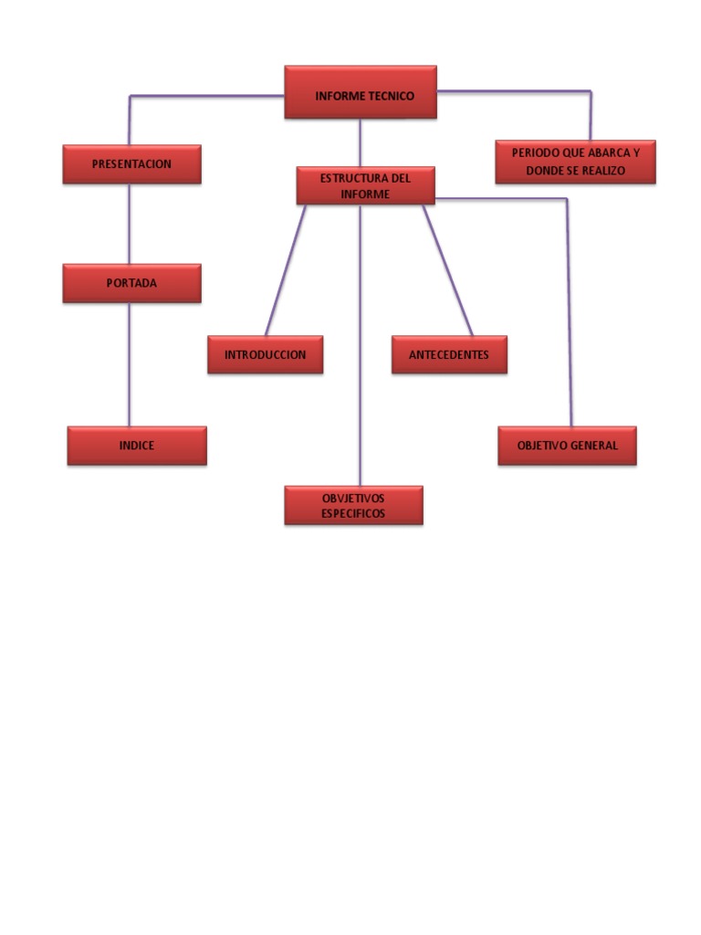 Mapa Mental - Concepto Informe Tecnico | PDF