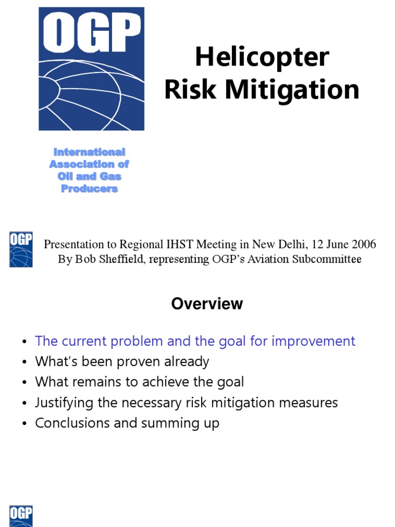 Helicopter Risk Mitigation | PDF | Climate Change Mitigation | Helicopter