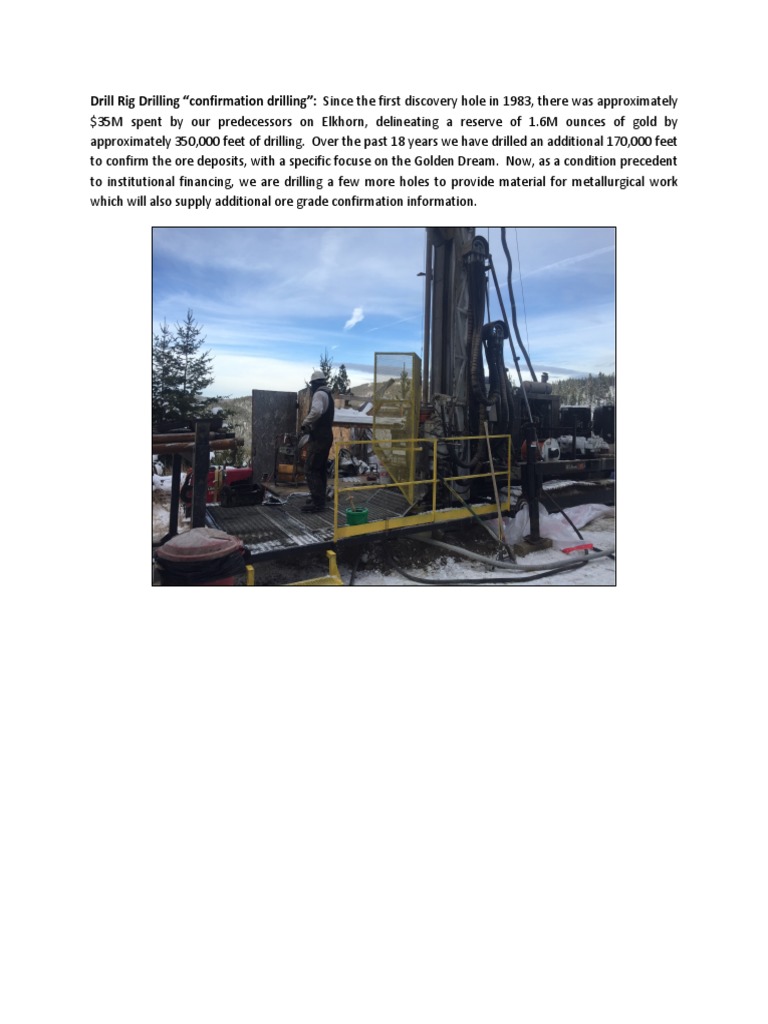 Mining Manual Drilling Core Drilling | PDF | Drilling Rig | Mining