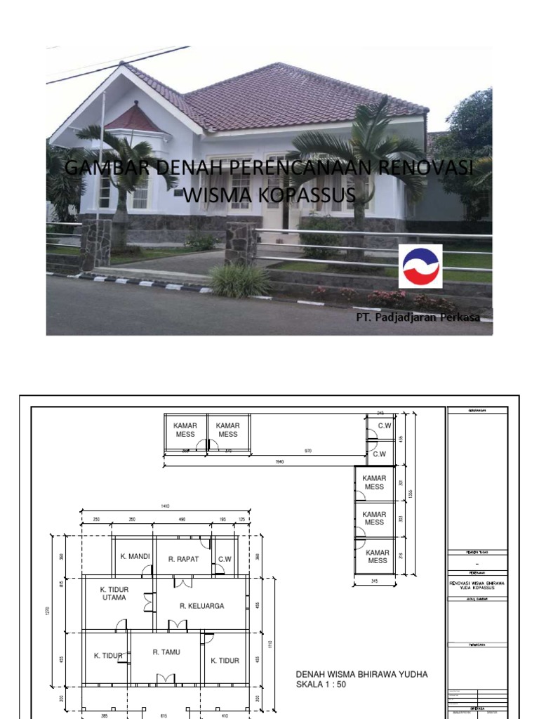 Contoh Denah Bangunan PDF | PDF