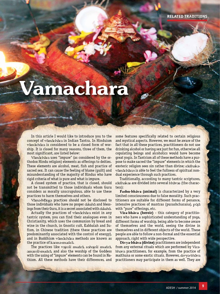 vamachara.pdf | Tantra | Worship