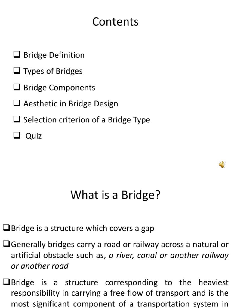 Bridge Definition Types of Bridges Bridge Components Aesthetic in ...