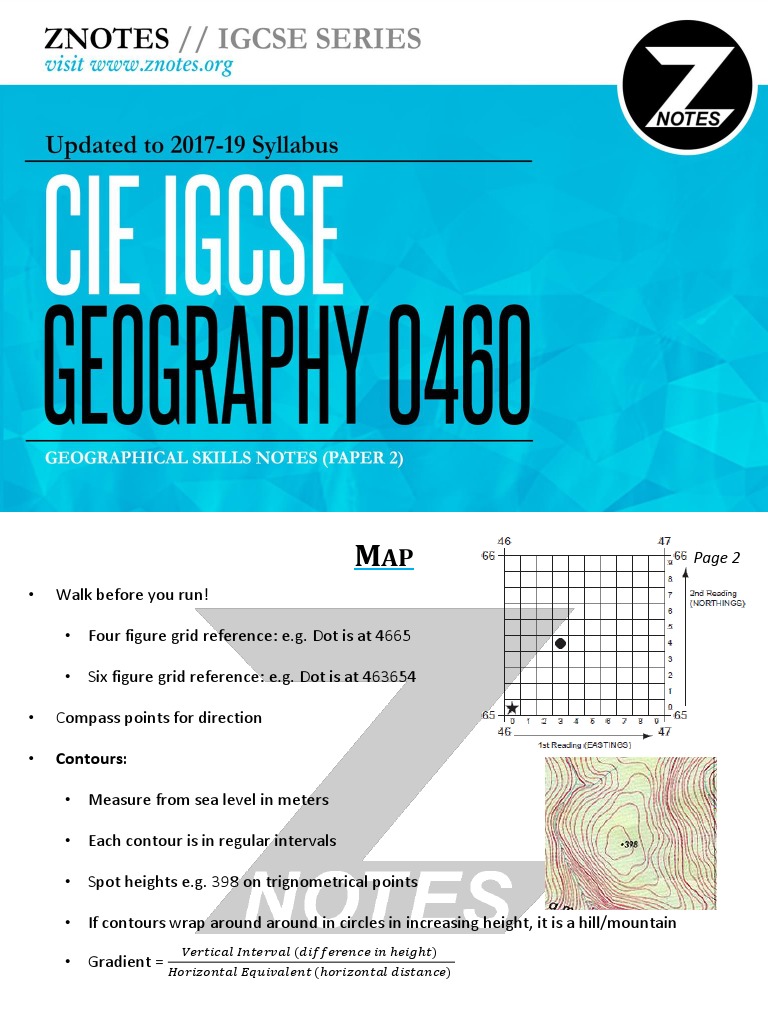 Geography Map Skills PDF | PDF | Contour Line | Infographics