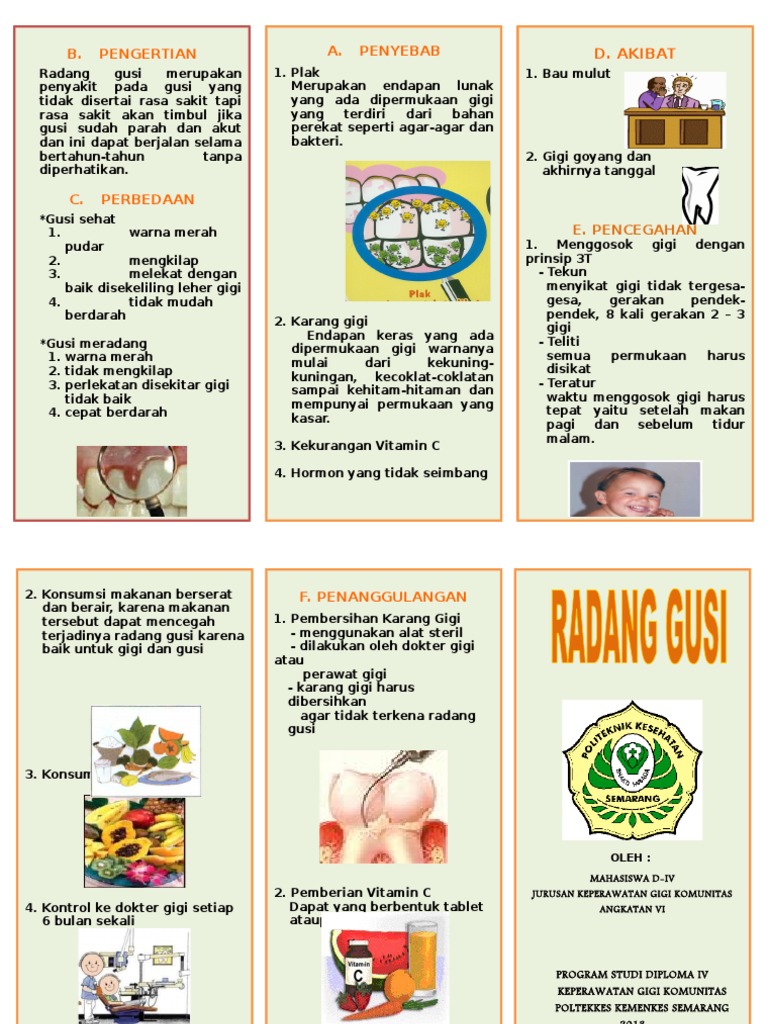 LeafLet Gingivitis | PDF