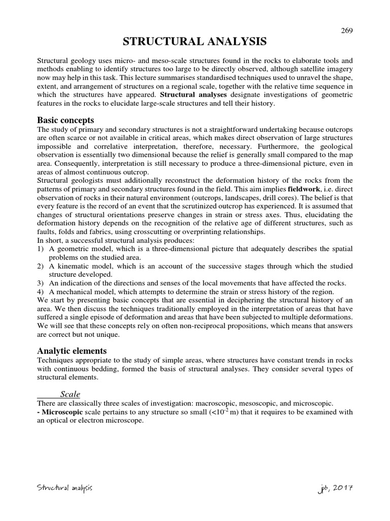 Structural Analysis | Download Free PDF | Structural Geology | Stratigraphy