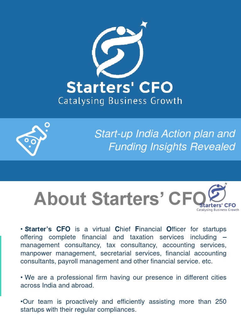 Starters' CFO - Presentation | PDF | Capital Gains Tax | Startup Company