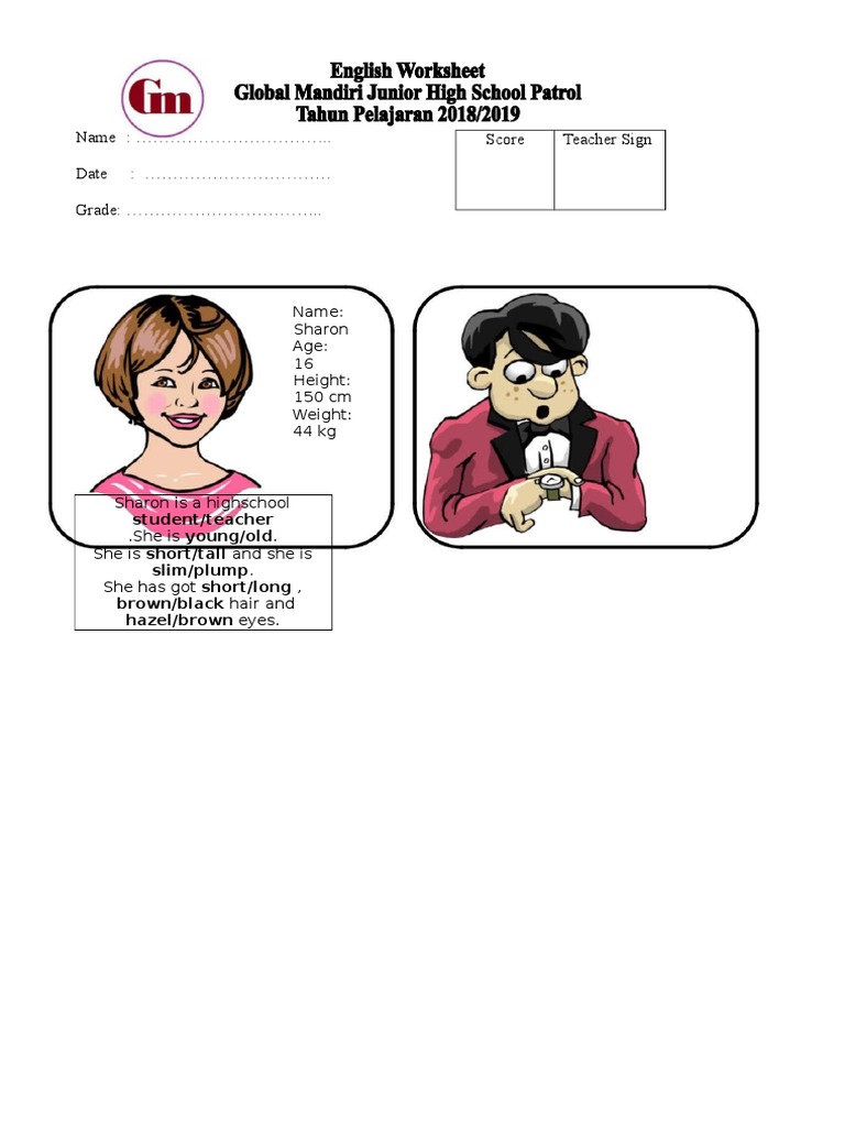 Describing People Physical Appearance Worksheet | PDF | Eye Color | Fashion