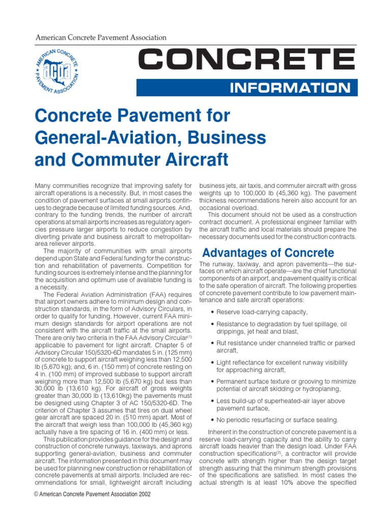 General Aviation Airport Pavement Design PDF | PDF | Road Surface | Runway