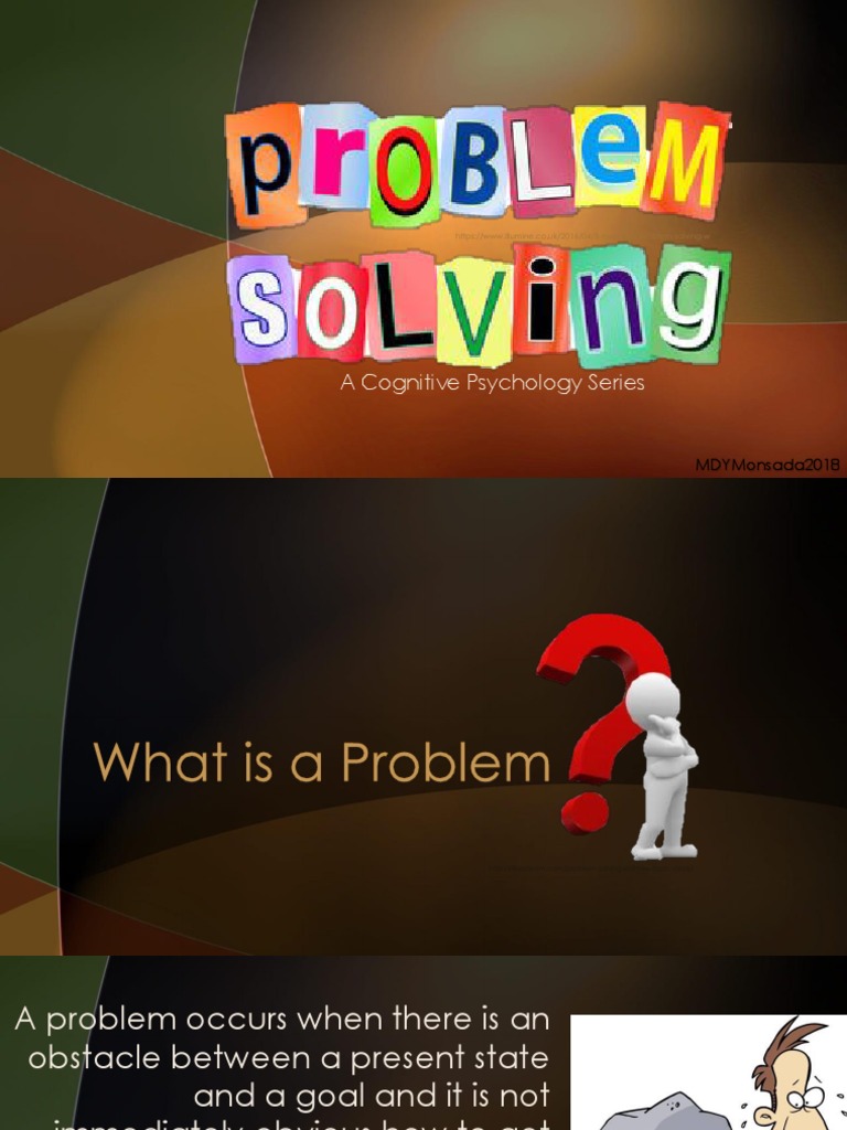 Cognitive Psychology: Problem Solving | PDF | Mental Processes ...