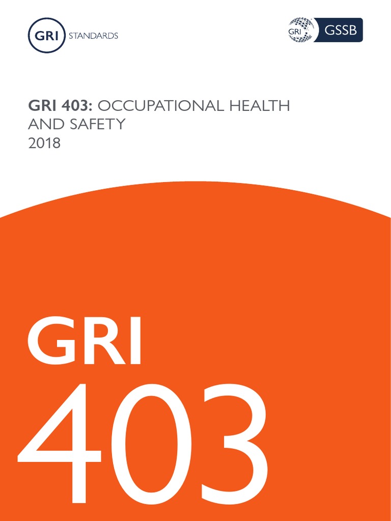 GRI 403 - Occupational Health and Safety 2018 | PDF | Occupational ...