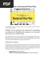 Restaurant Design Case Study and Literature Study | PDF | Restaurants ...