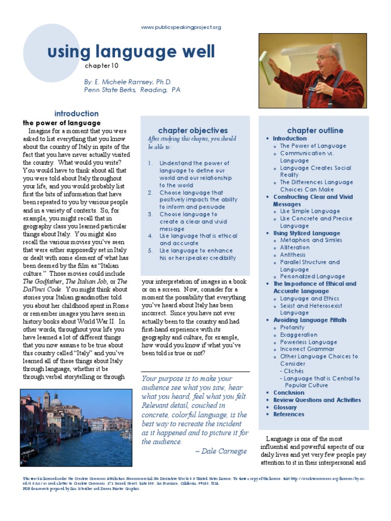 Using Language Well PDF | PDF | Jargon | Metaphor