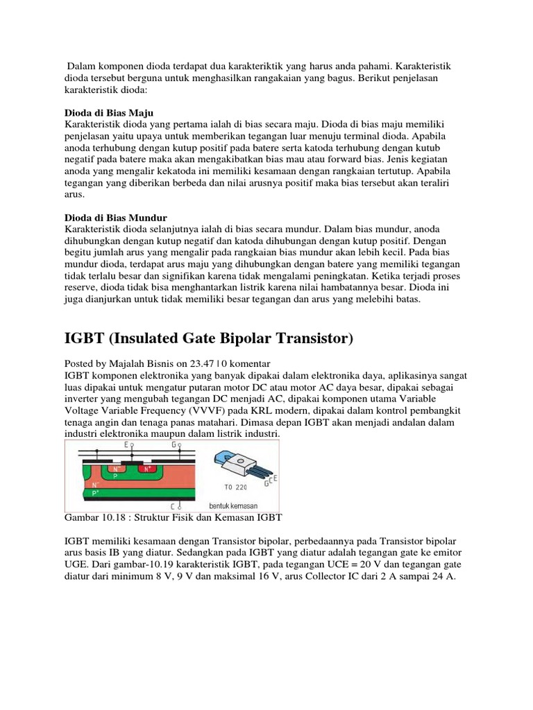 Karakteristik Dioda dan Transistor | PDF | Metode & Bahan Ajar | Sains ...