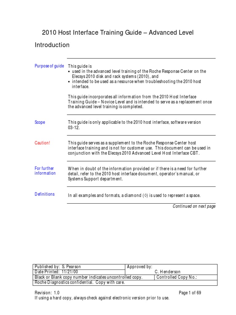 Roche Elysis Astm Guide PDF | PDF | Specification (Technical Standard ...
