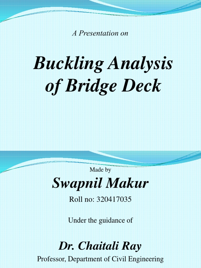 Buckling Analysis of Bridge Deck | PDF | Buckling | Structural Engineering
