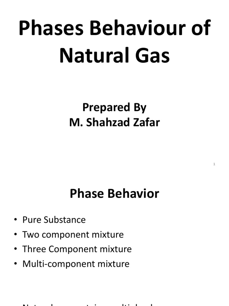 Natural Gas Phase Behavior Analysis | PDF | Phase (Matter) | Phase Diagram