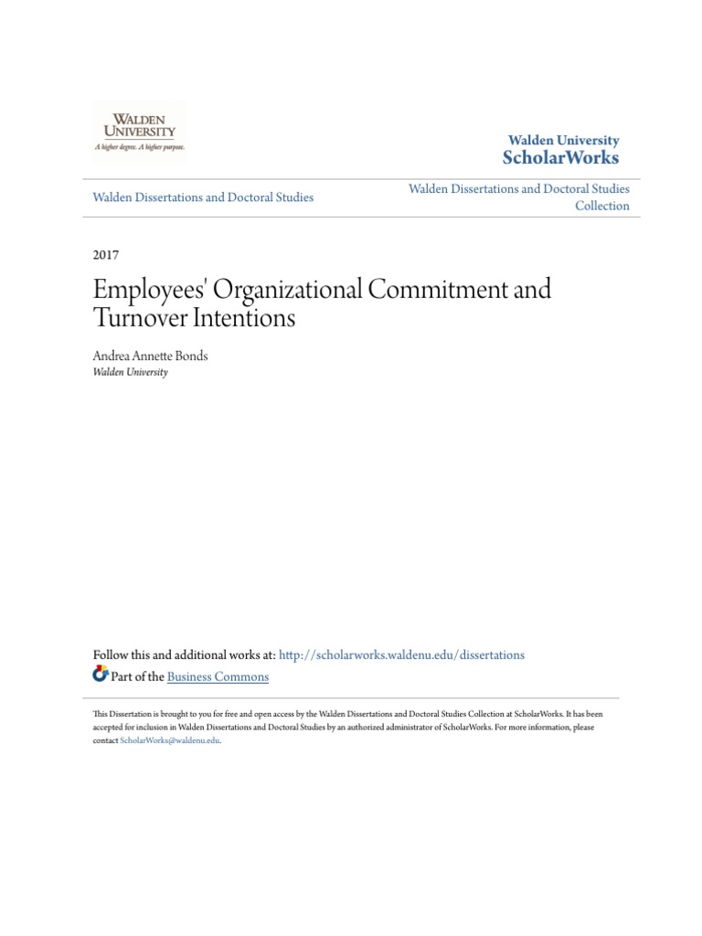 The Validation of the Turnover Intention Scale | Turnover (Employment ...