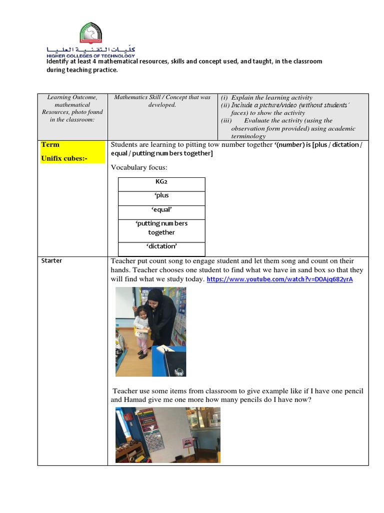 Lesson One KG | PDF | Classroom | Teachers