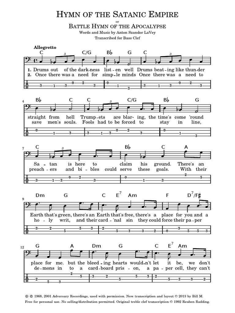 Hymn of The Satanic Empire | PDF | Mythology | Hell