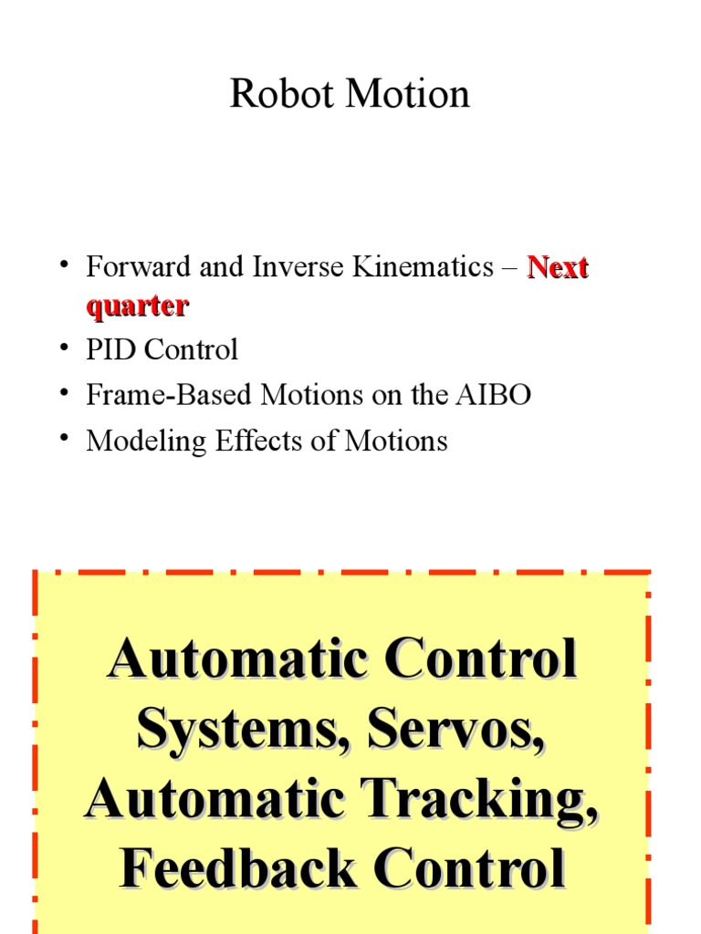 Servo Application Lecture Notes | PDF | Control Theory | Servomechanism
