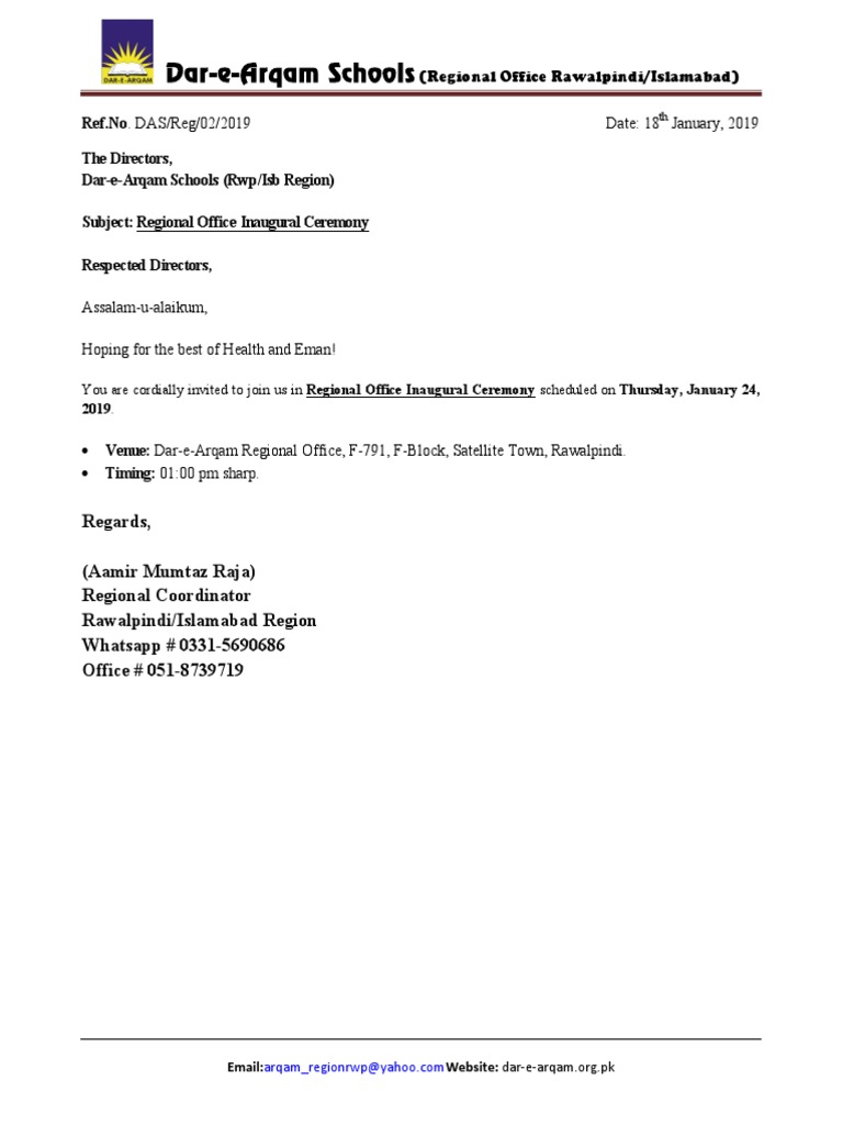 Directors Invitation | PDF