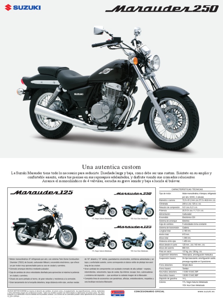 gz125-gz250 k6 | PDF | Transmisión (Mecánica) | Vehículo de motor