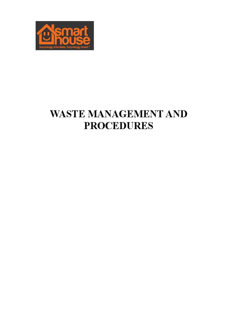 Waste Management and Procedures | PDF | Waste Management | Recycling