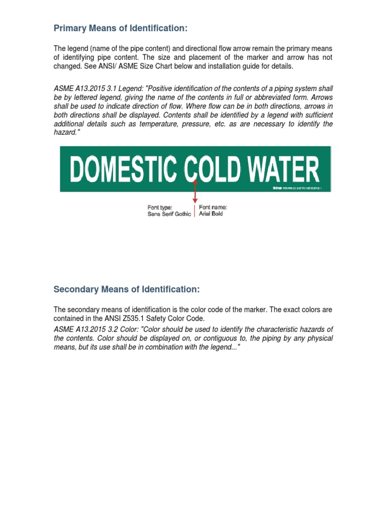 Asme Ansi A 13.1 | PDF | Pipe (Fluid Conveyance) | Fires