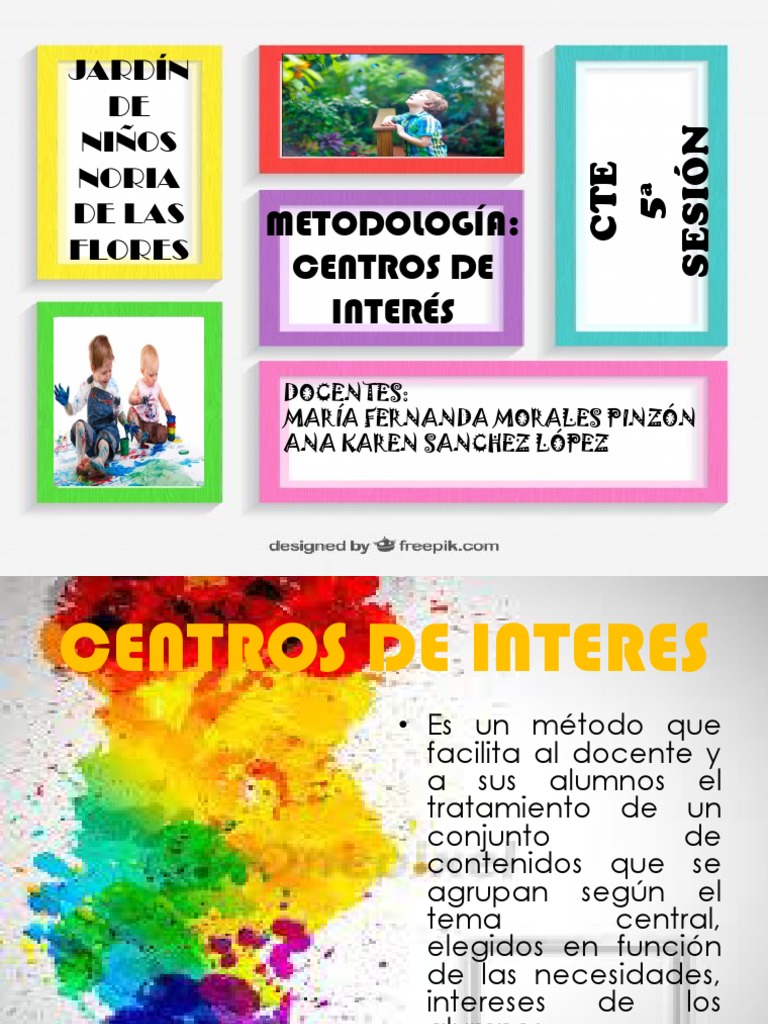 Metodología Centros de Interes | PDF