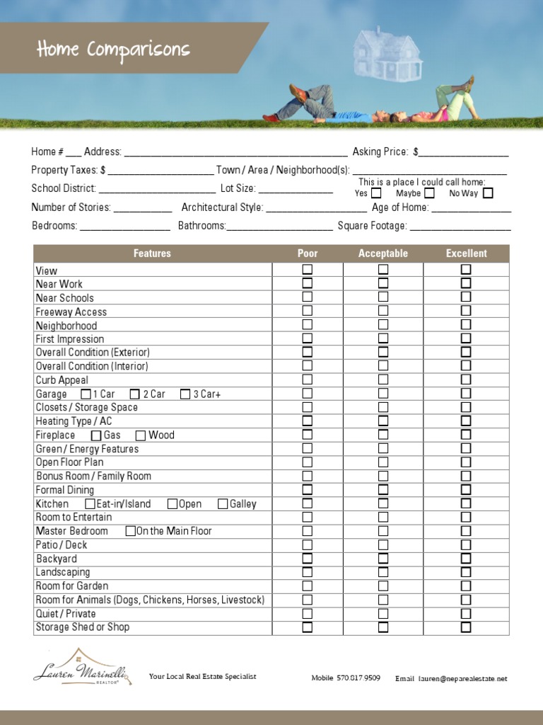 Home Comparisons | PDF