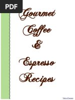 Coffee Recipes e Book | PDF | Cooking, Food & Wine | Wellness