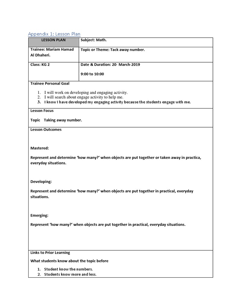 Lesson Plan Math 2 | PDF | Lesson Plan | Semiotics