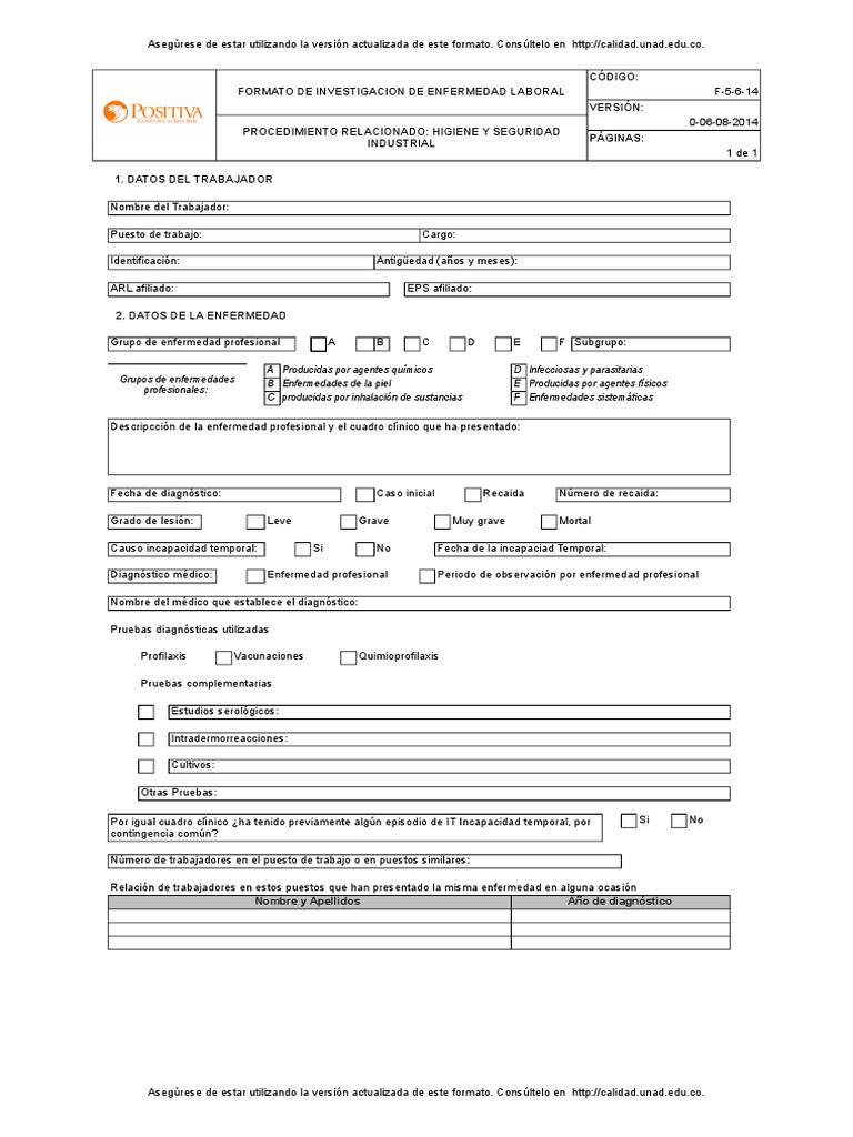 Furel | PDF | Seguridad y salud ocupacional | Diagnostico medico