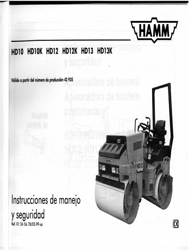 Hamm HD10 HD12 HD13 | PDF