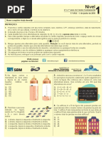 Simulado OBMEP Nivel1 Com Imagens | PDF