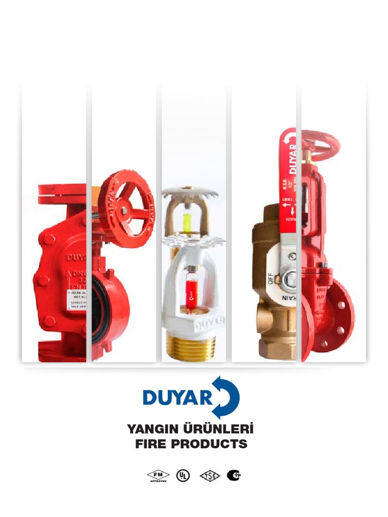 Brochure Duyar Valve | PDF | Fire Sprinkler System | Valve