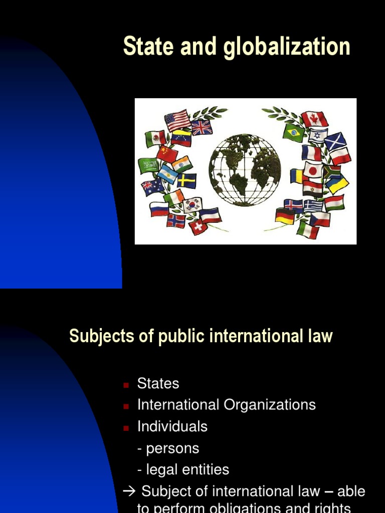 Globalization's Impact on International Law | PDF | International Law ...