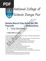 2nd Year English Notes Book II (Part I & II) Solved Questions | PDF ...