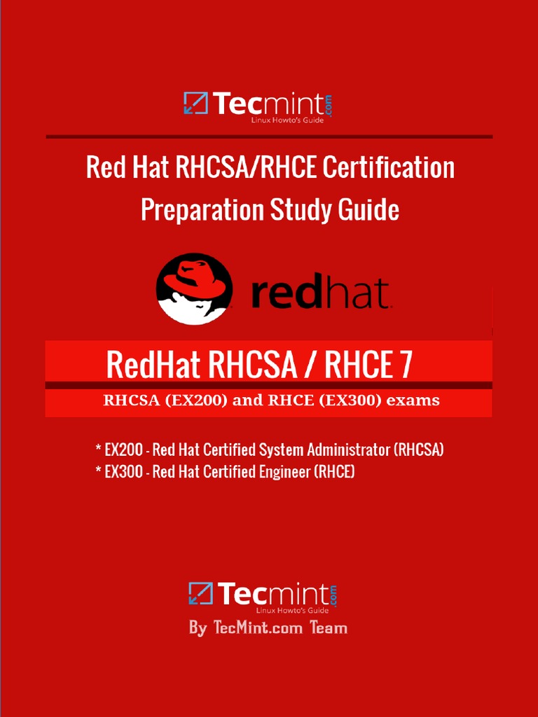 Rhcsa Rhce Without Pass With Watermark 20160816 PDF | PDF | Command Line Interface | Utility ...