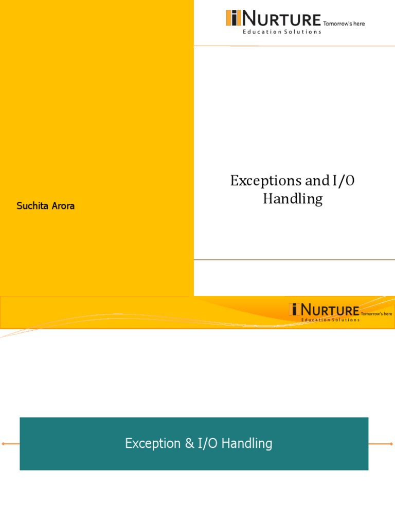 Java Exception Handling Pdf Scheduling Computing Constructor