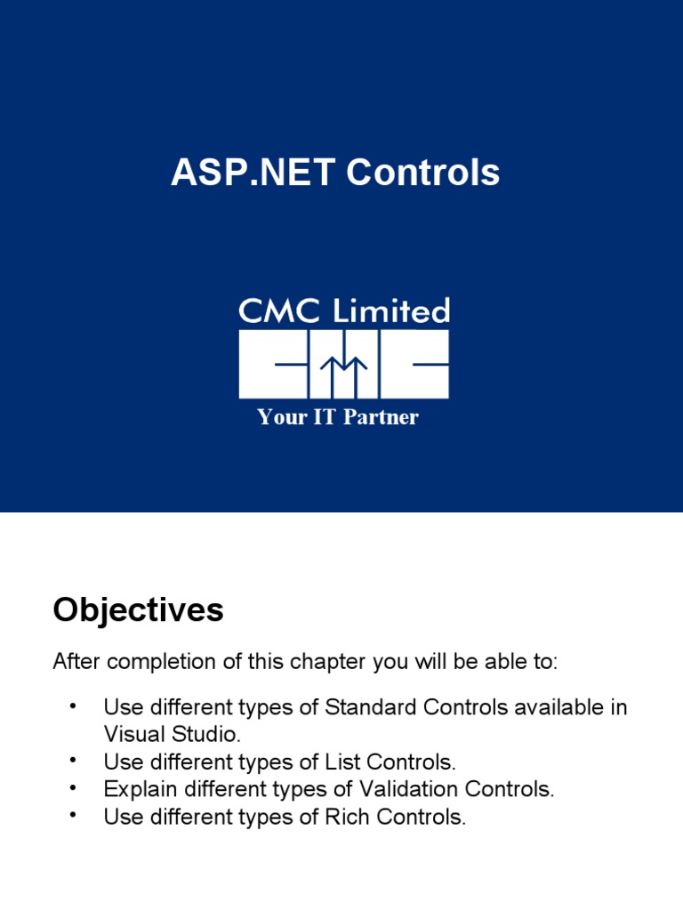 ASP - Net Controls | PDF | Html | World Wide Web ASP - Net Controls | PDF | Html | World Wide Web