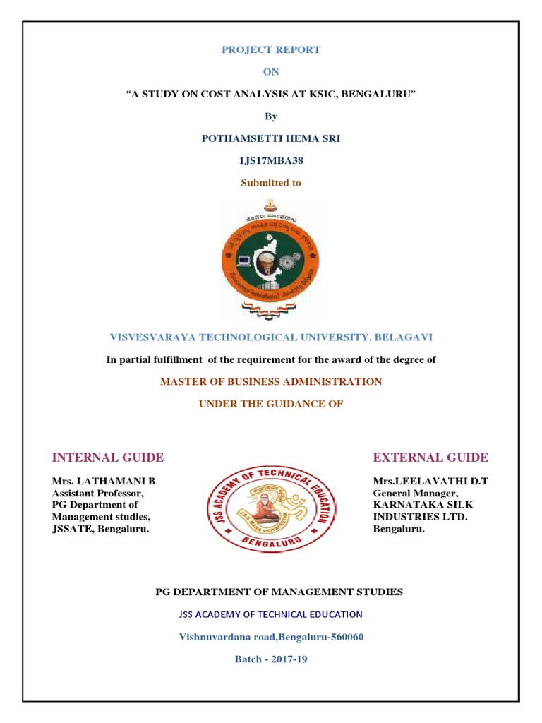 Handbook Mba 4th Sem | PDF