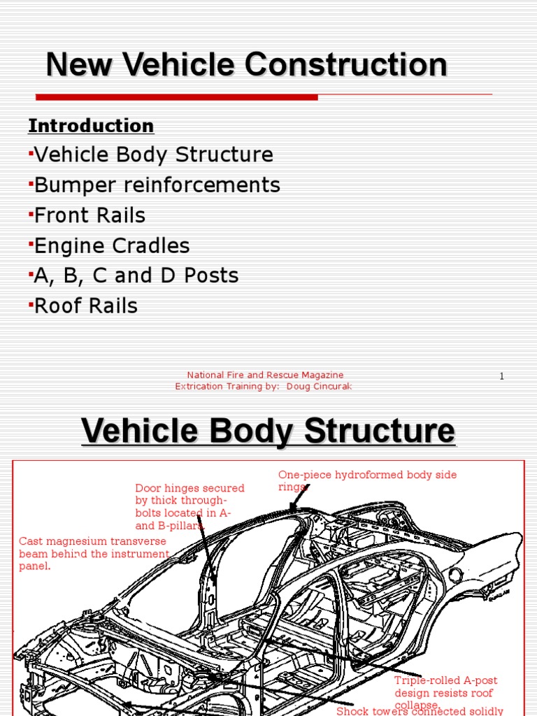 Vehicle Construction Technology Overview | PDF | Vehicle Technology ...