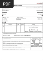 Bus Ticket Format in Word | PDF