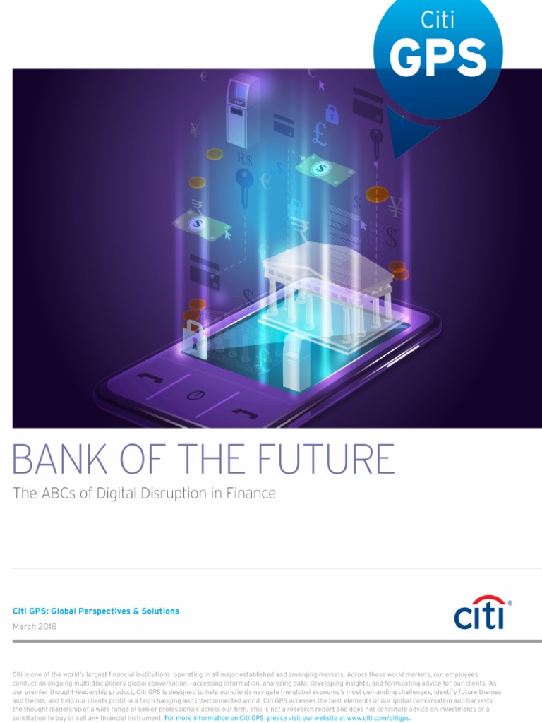 The Bank of the Future.pdf | Financial Technology | Citigroup | Free 30 ...
