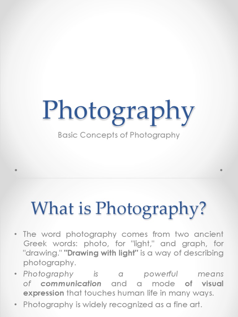 07 G11 Basic Concepts in Photography | PDF | Composition (Visual Arts ...