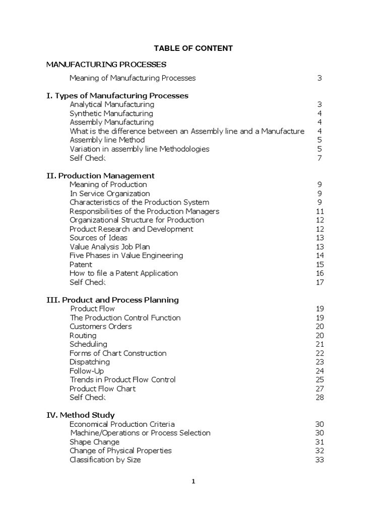 Manufacturing Processes Module | PDF | Patent | Operations Management
