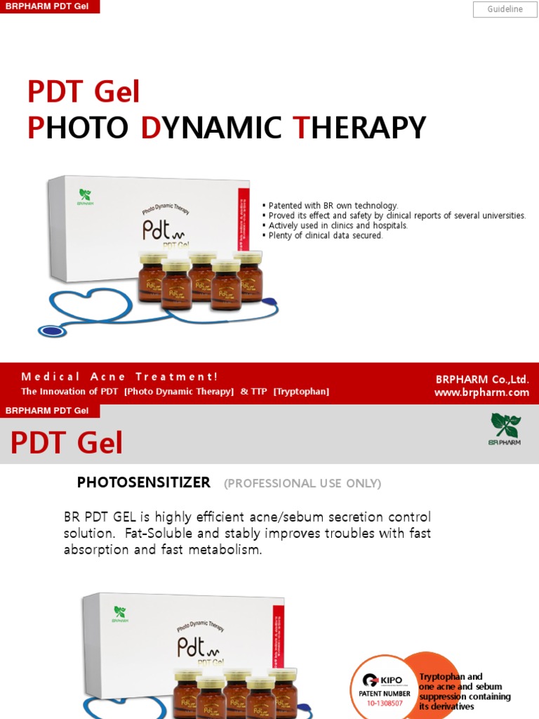 EN - PDT Gel | PDF | Pimple | Tryptophan