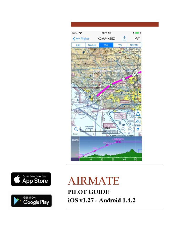 Airmate - User Guide - V1.27 | PDF | Instrument Flight Rules | Ios