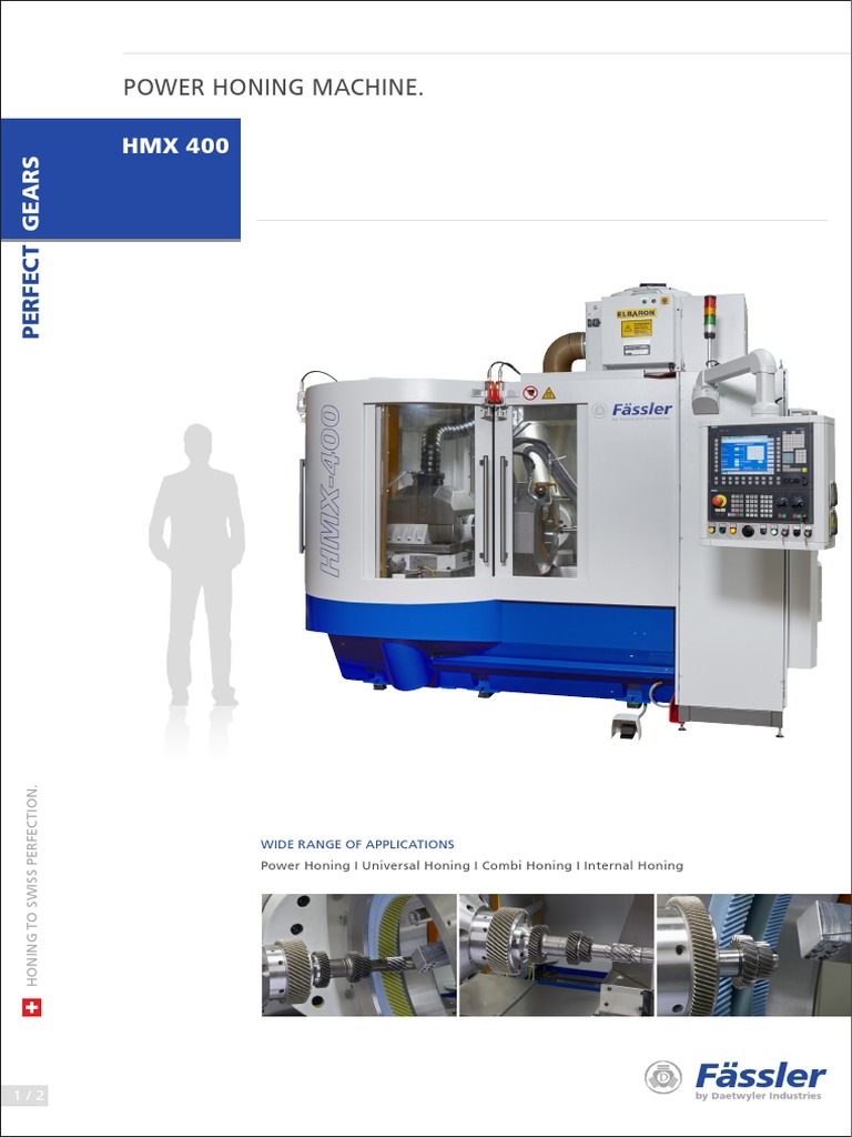 Factsheet Faessler HMX 400 V01 en | PDF | Gear | Industrial Processes